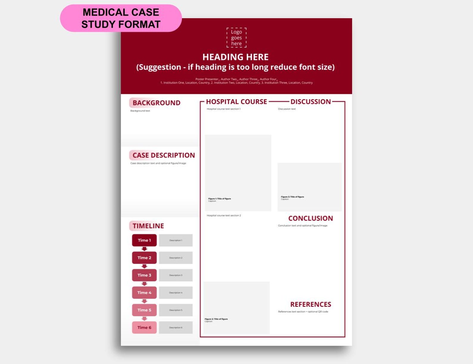 Scientific Poster Template Medical Case Study Powerpoint Google Slides ...
