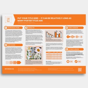Scientific Poster Template for Powerpoint or Google Slides DIGITAL ...