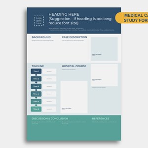 Scientific Poster Template and Medical Case Study Template for ...