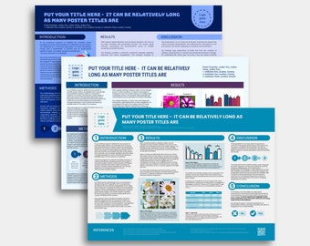 Scientific Poster Template for Powerpoint or Google Slides DIGITAL ...
