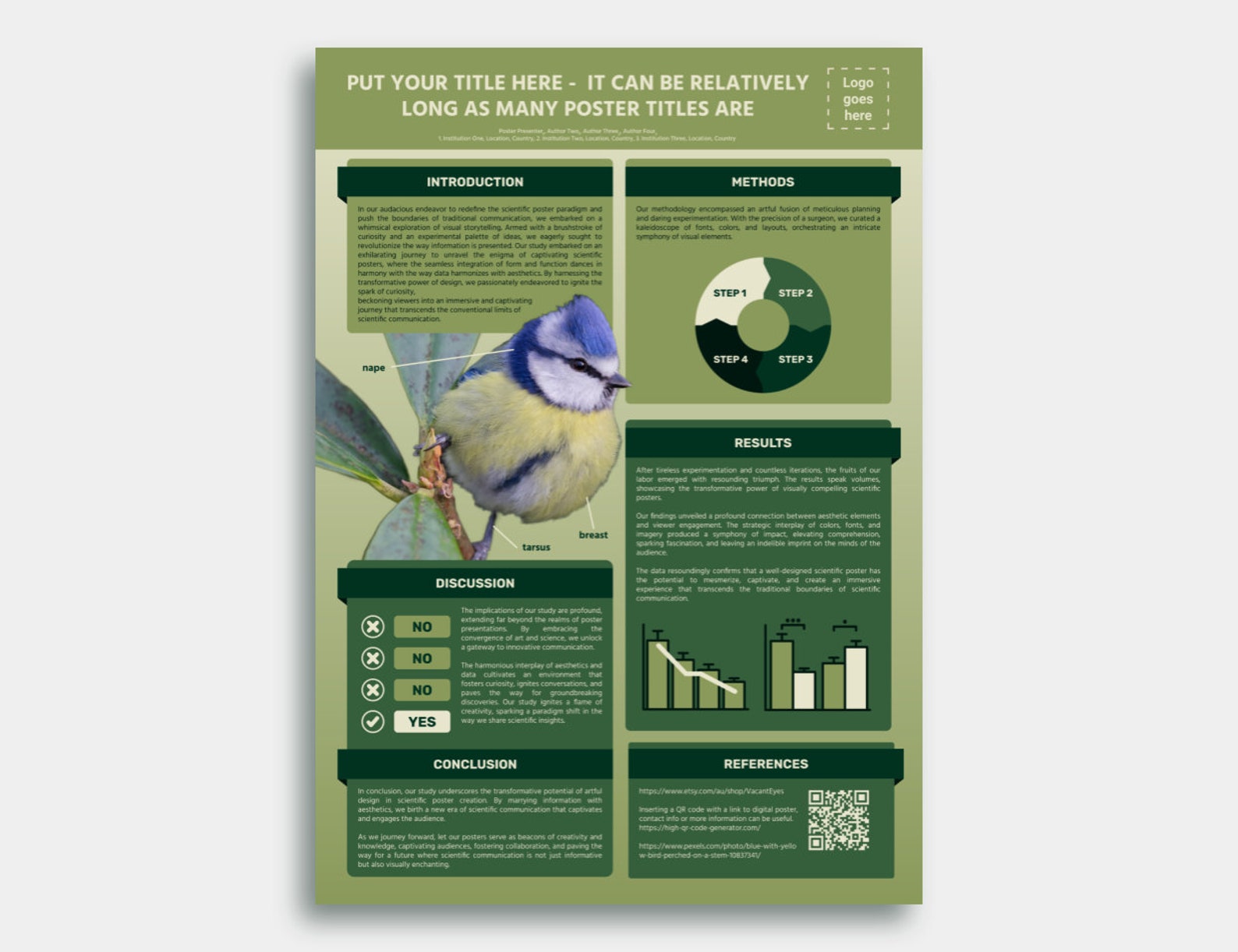 Scientific Poster Templates Powerpoint Google Slides .pptx DIGITAL ...