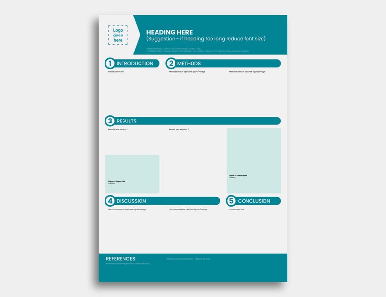 Scientific Poster Template for Powerpoint or Google Slides DIGITAL ...