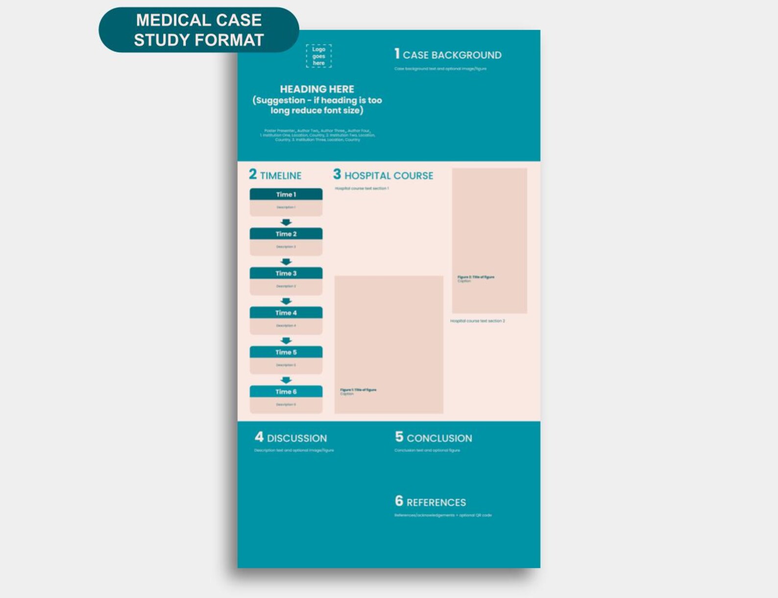 Scientific Poster Template Medical Case Study Template for Powerpoint ...