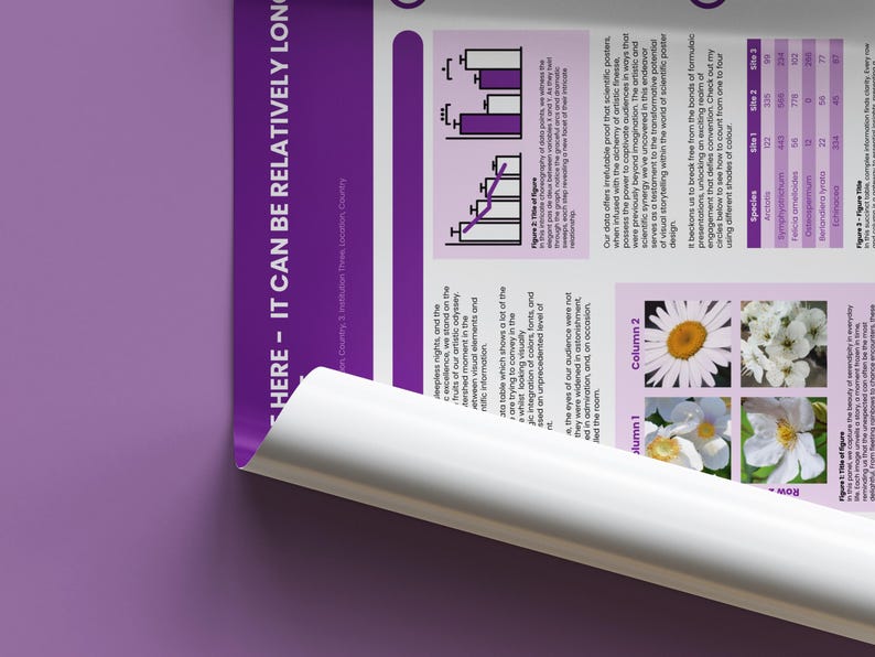 Scientific Poster Template for Powerpoint or Google Slides DIGITAL ...