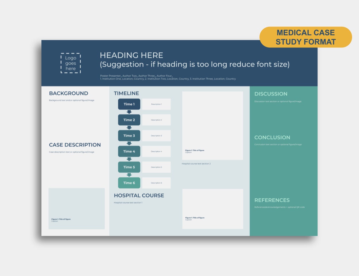 Scientific Poster Template and Medical Case Study Template for ...