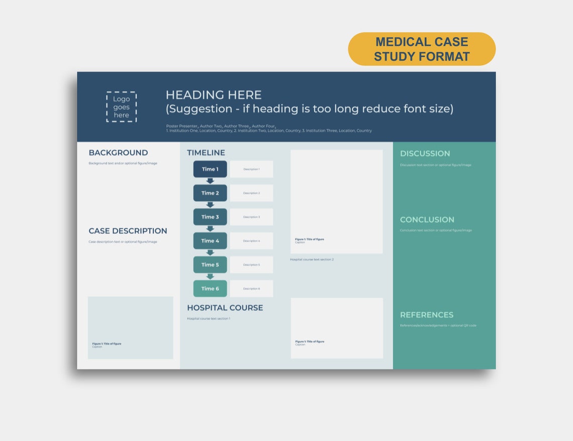 Scientific Poster Template and Medical Case Study Template for ...