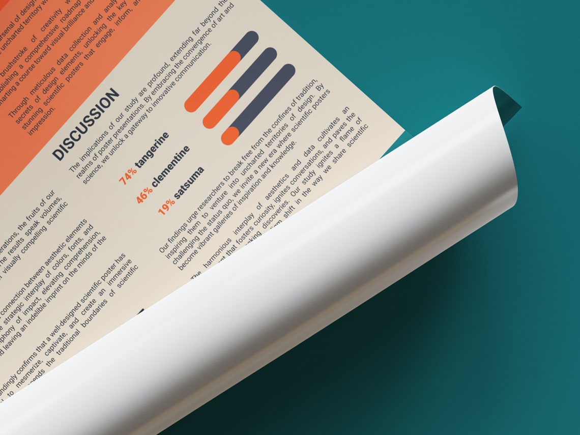 Scientific Poster Template in Powerpoint Google Slides .pptx DIGITAL ...