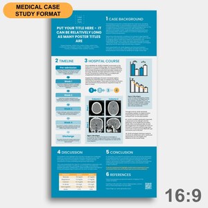 Scientific Poster Template Medical Case Study Template for Powerpoint ...