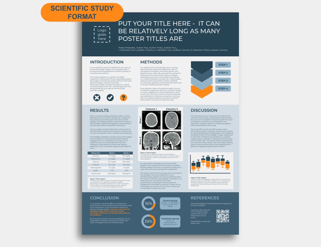 Scientific Poster Template and Medical Case Study Template for ...