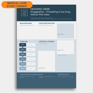 Scientific Poster Template and Medical Case Study Template for ...