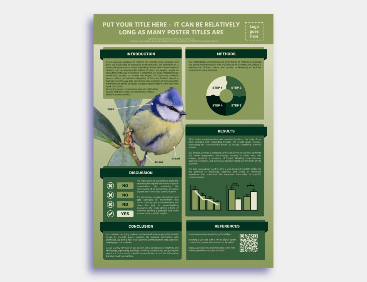 Scientific Poster Templates Powerpoint Google Slides .pptx DIGITAL ...