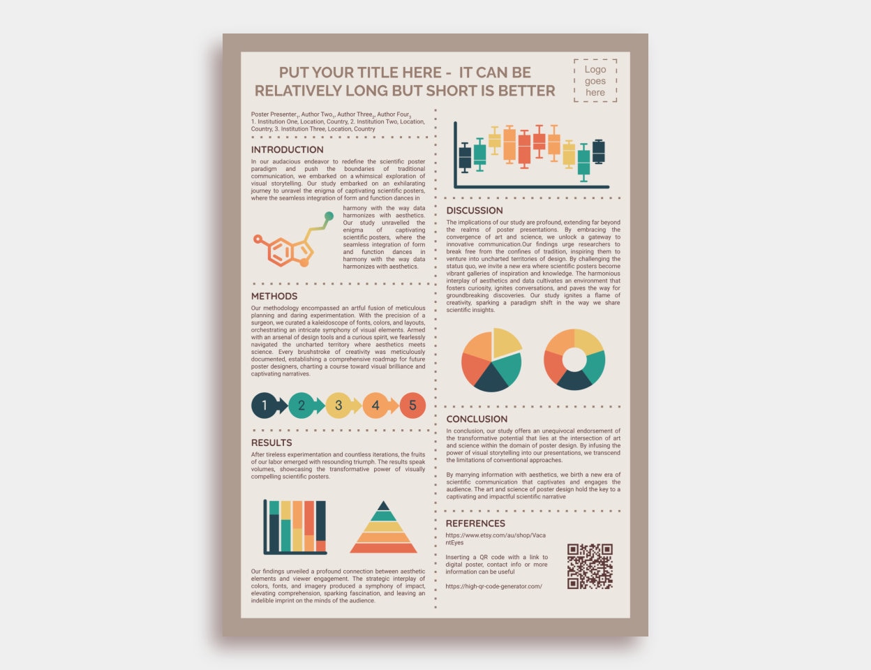 Scientific Poster Template Plus Powerpoint Icons Google Slides DIGITAL ...