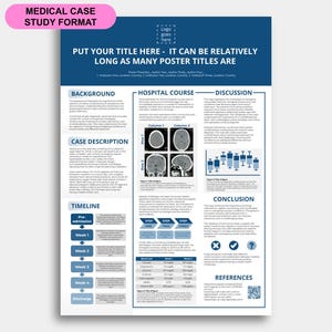 Scientific Poster Template Medical Case Study Powerpoint Google Slides ...
