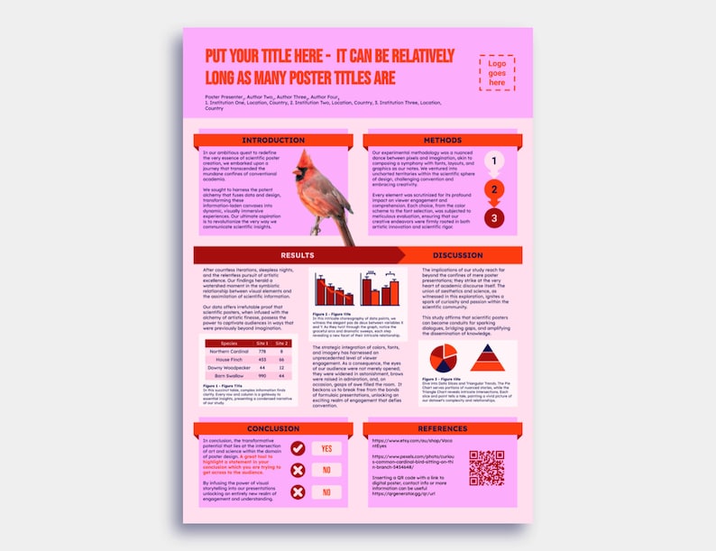 Scientific Poster Template Powerpoint Icons Google Slides - Etsy