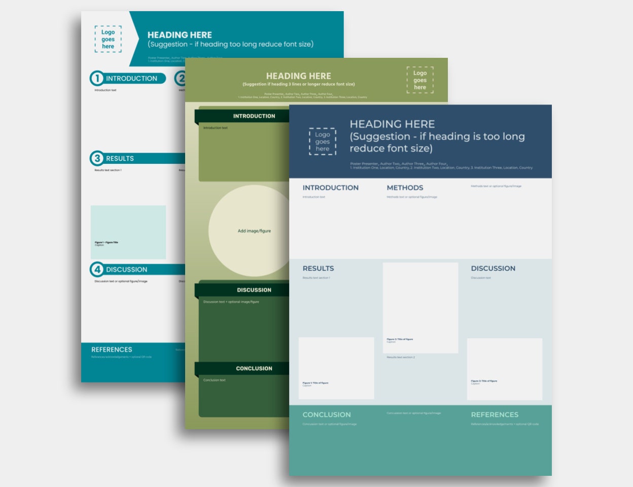 Scientific Poster Template Set - Powerpoint - Google Slides - DIGITAL ...