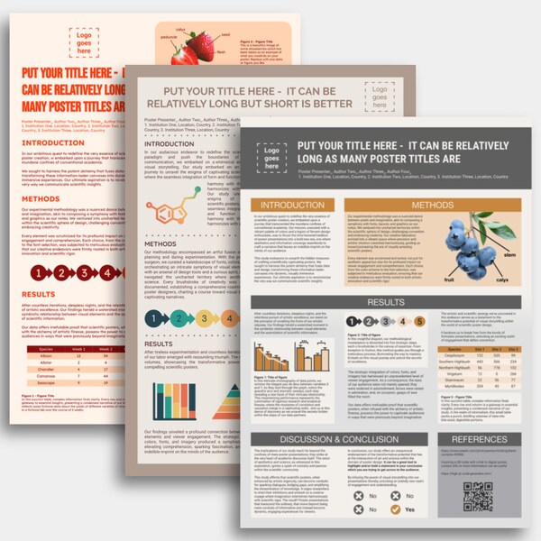 Scientific Poster Template Plus Powerpoint Icons Google Slides DIGITAL ...