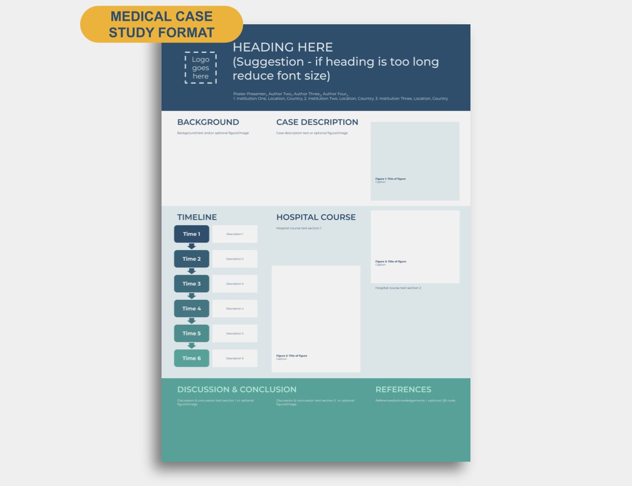 Scientific Poster Template and Medical Case Study Template for ...