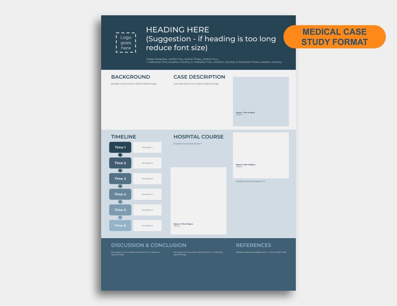 Scientific Poster Template and Medical Case Study Template for ...