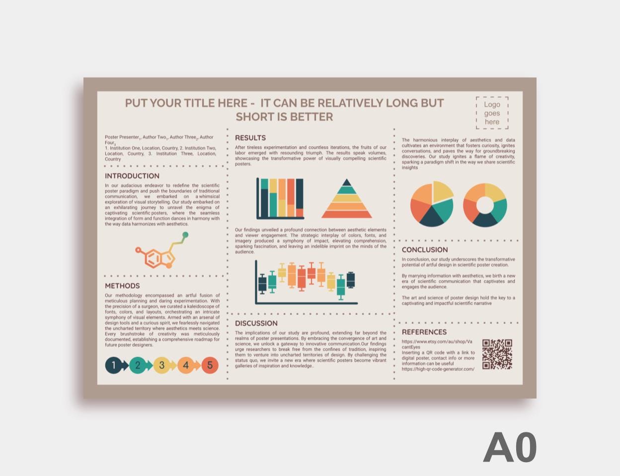 Scientific Poster Template Plus Powerpoint Icons - Google Slides ...