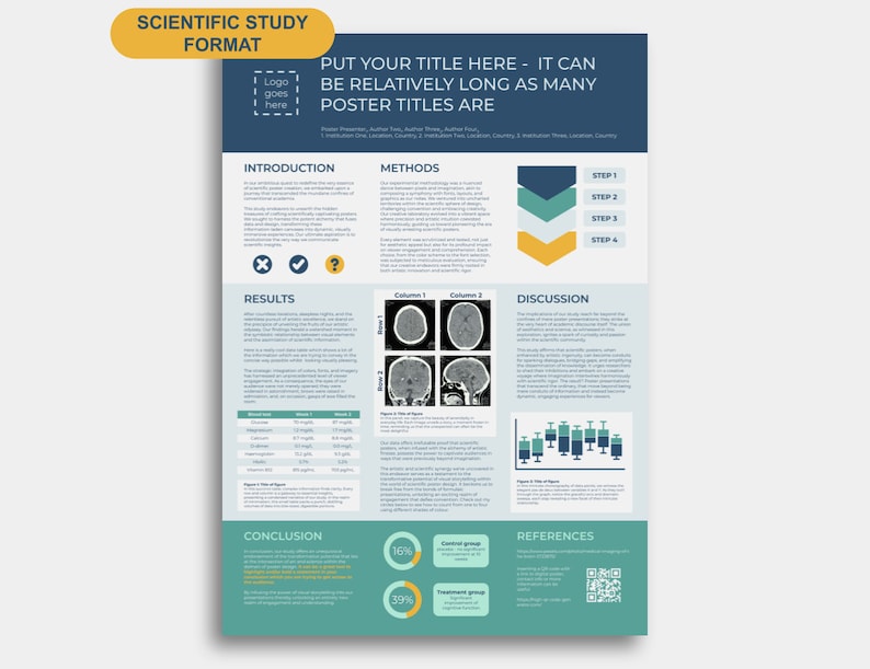 Scientific Poster Template and Medical Case Study Template for ...