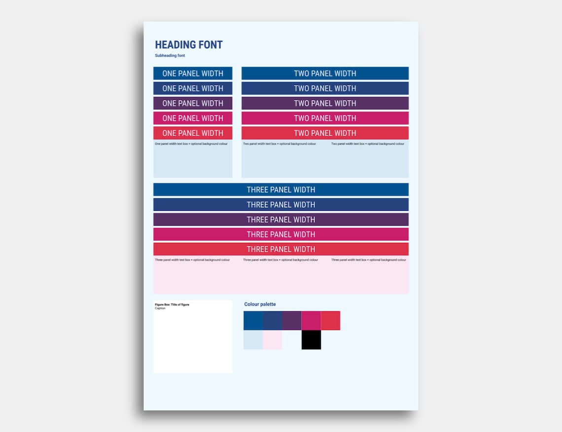 Scientific Poster Template - Google Slides DIGITAL - Cool Tones Pink ...
