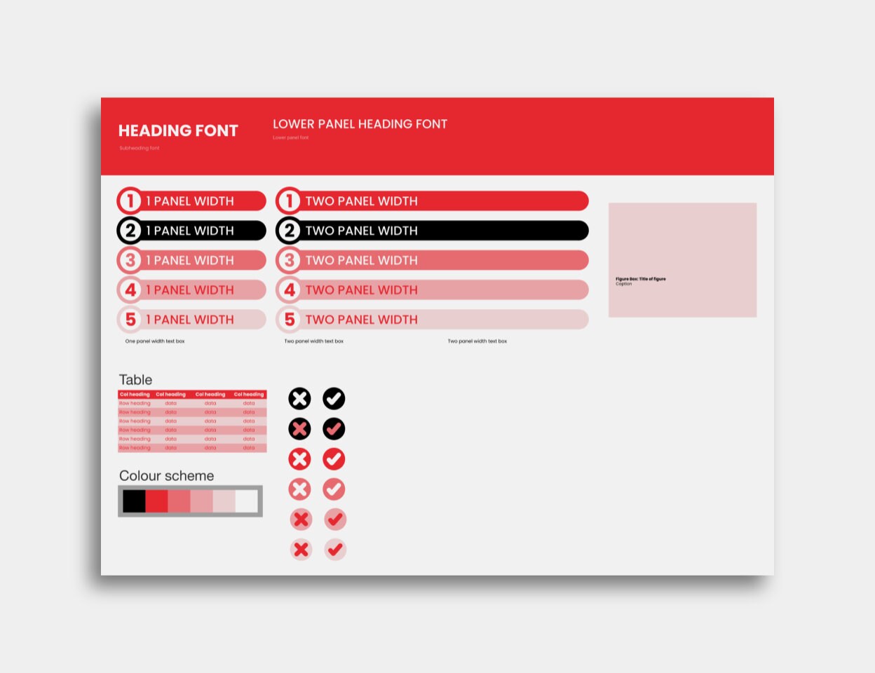 Scientific Poster Template for Powerpoint or Google Slides DIGITAL Red ...