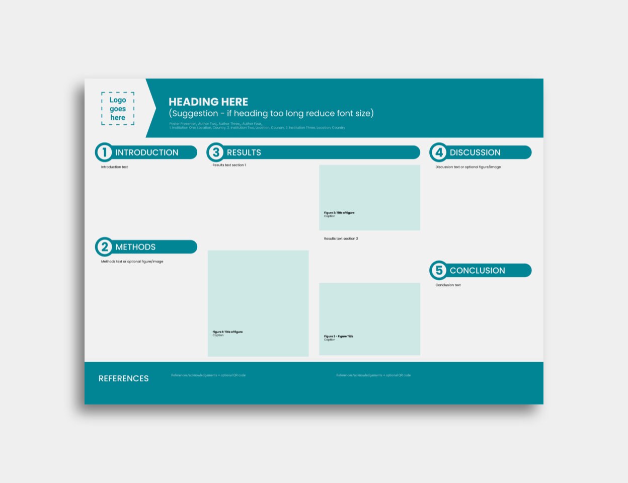 Scientific Poster Template for Powerpoint or Google Slides DIGITAL ...
