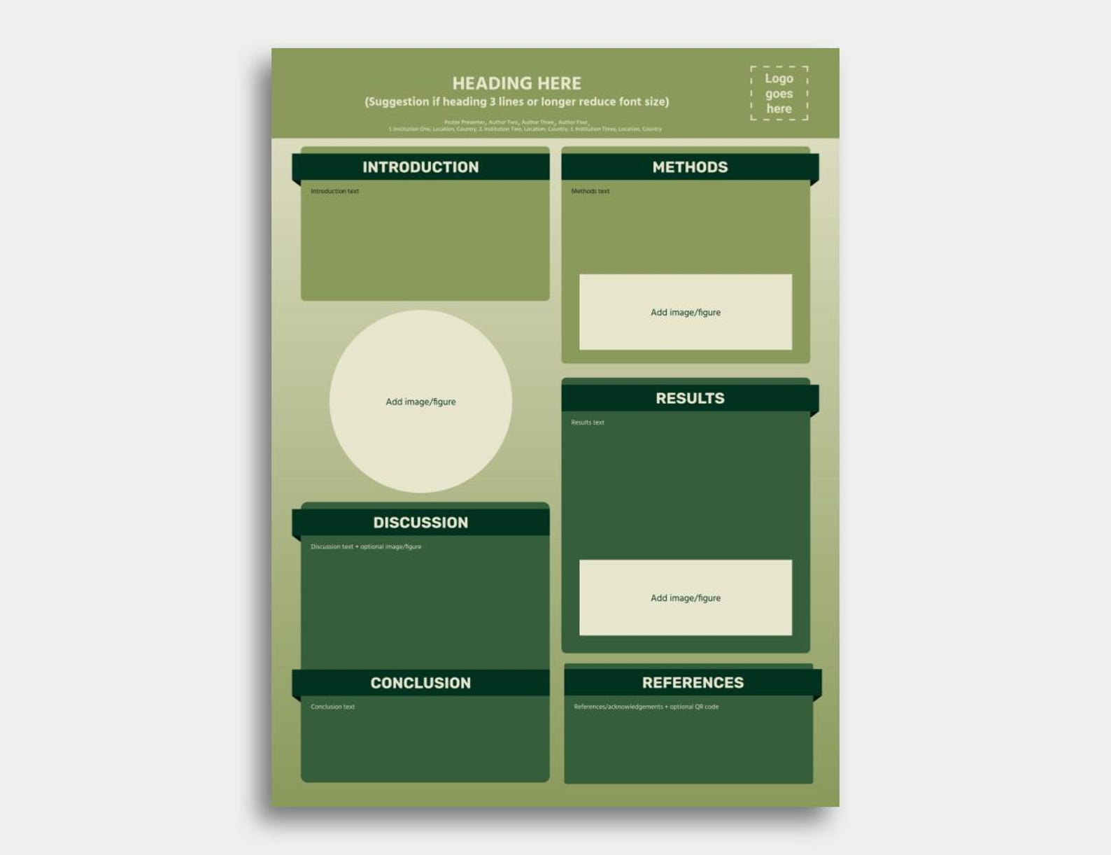 Scientific Poster Template for Powerpoint or Google Slides DIGITAL ...