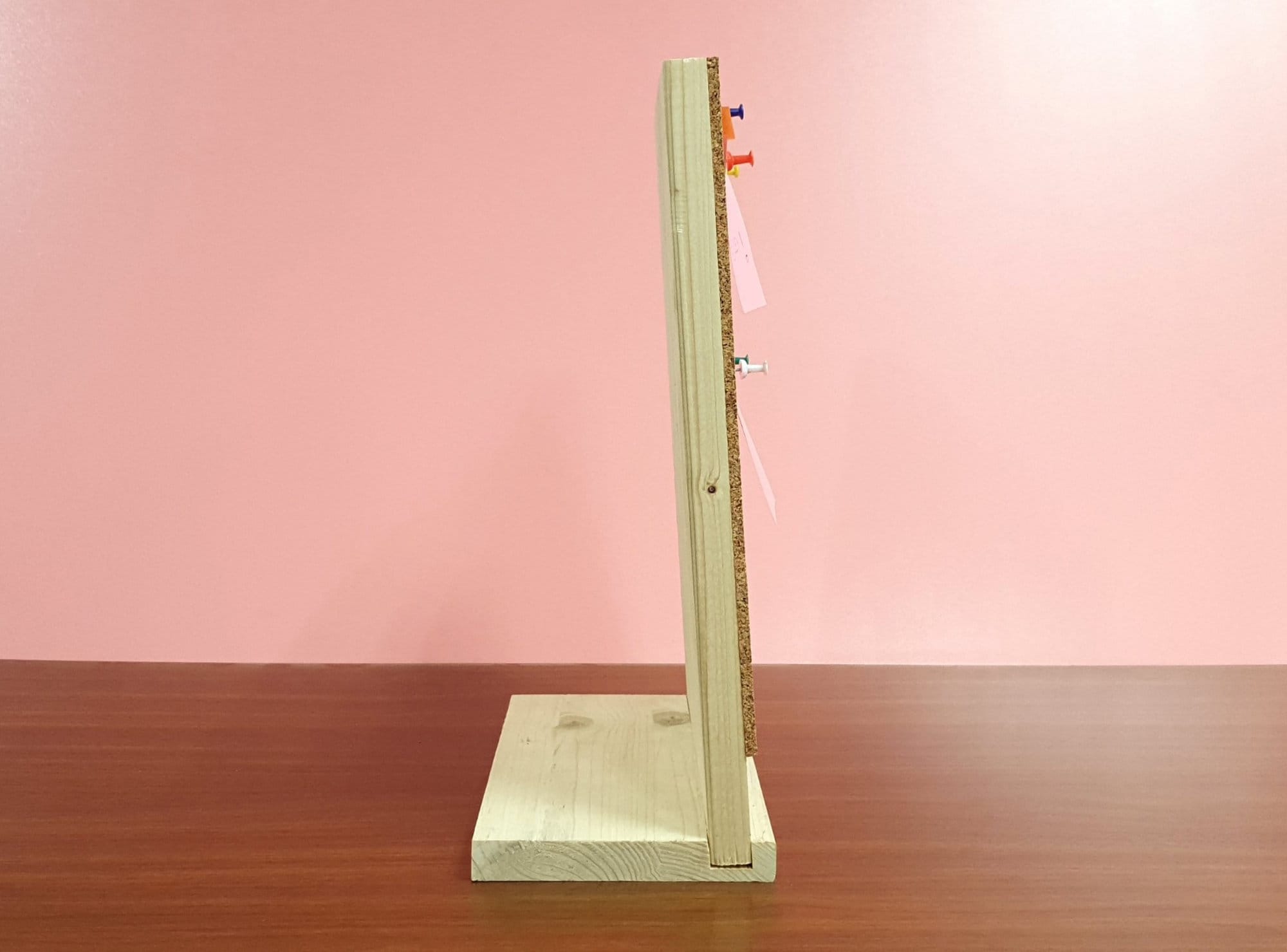 Desktop Cork Bulletin Board, Small Mini Hanging Tack Message Memo ...