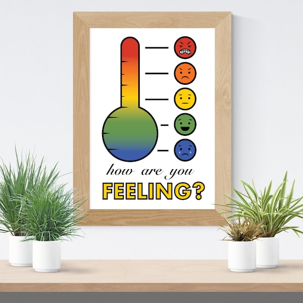Feelings Thermometer - Etsy