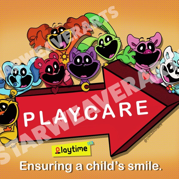 Poppy playtime plush smiling critters - Etsy France