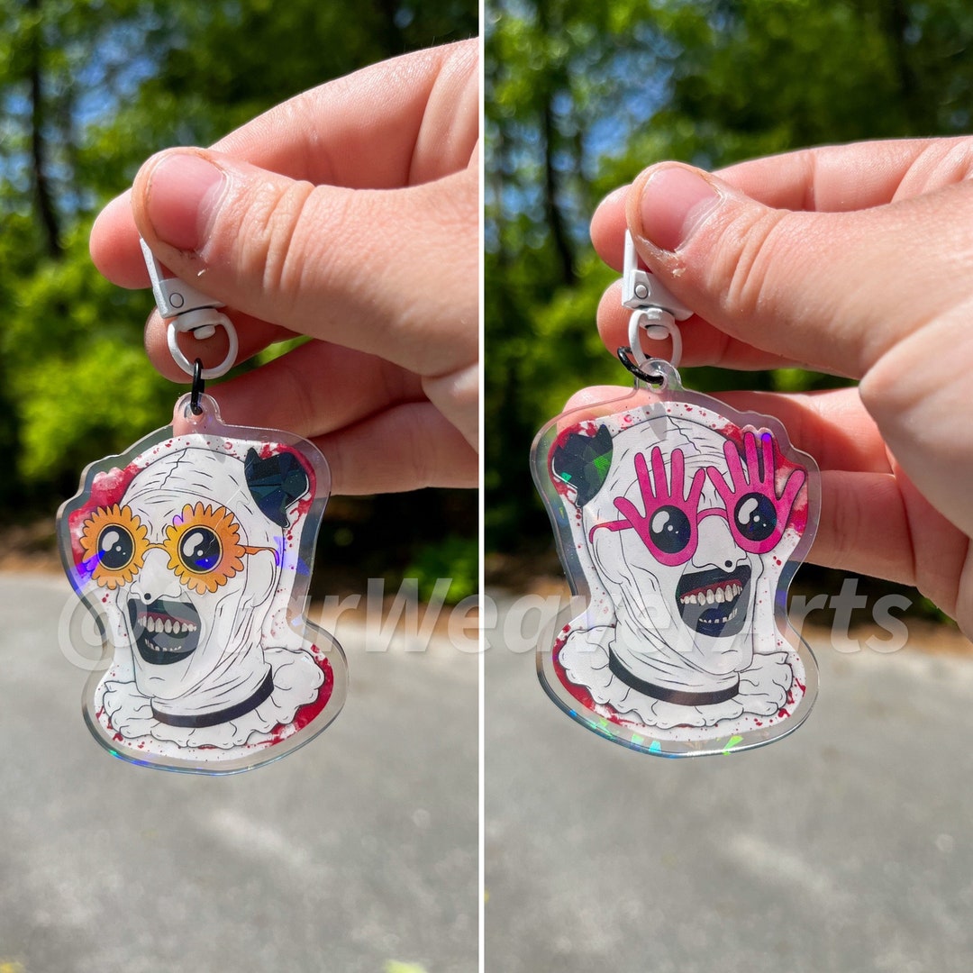 Art the Clown Holographic Acrylic Keychain TERRIFIER - Etsy