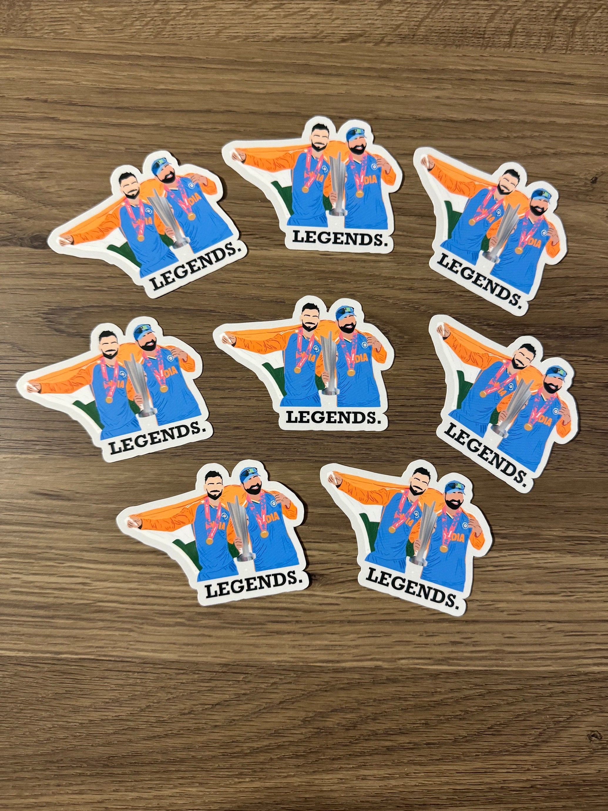 Legends Cricket Sticker Waterproof Sticker | Desi Sticker | India ...