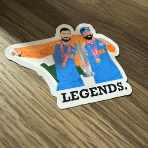Legends Cricket Sticker Waterproof Sticker | Desi Sticker | India ...