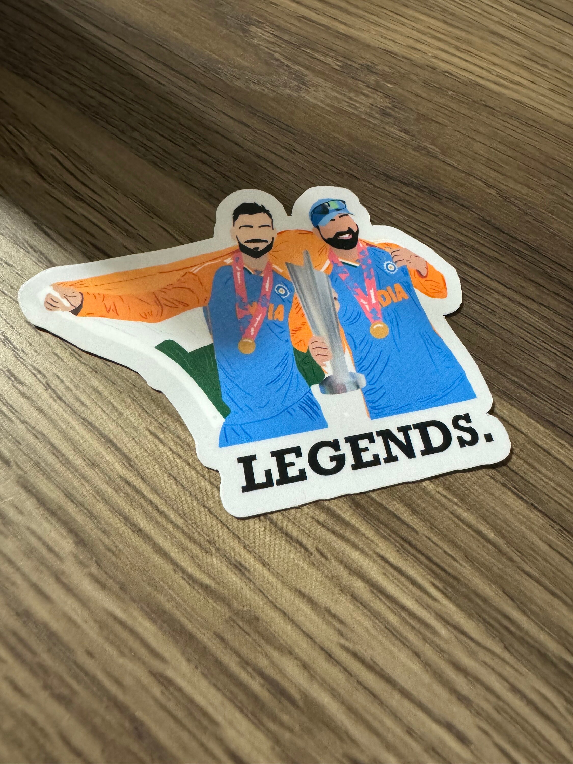 Legends Cricket Sticker Waterproof Sticker | Desi Sticker | India ...