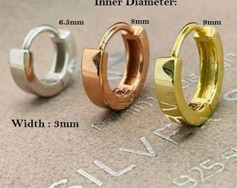 Thick Silver Conch Hoop - Etsy