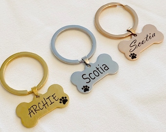 Personalized Keychain Metal Engraved Keychain Engraved Key Fob - Etsy
