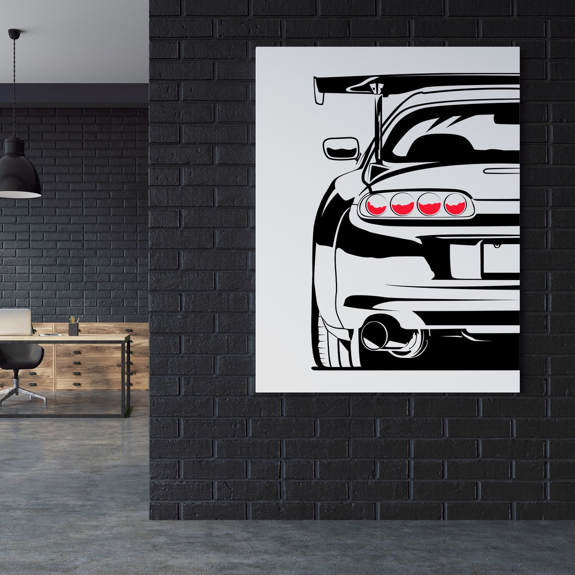 Toyota Supra MK4 Poster Print JDM Car Art Wall Art Car Art - Etsy UK
