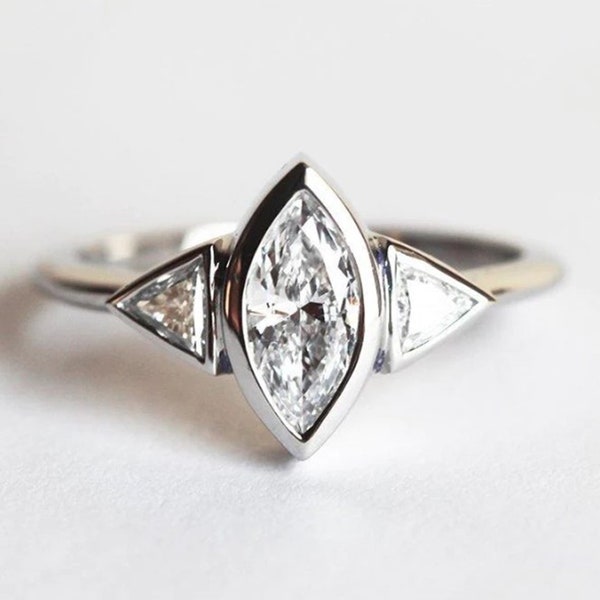 Wolf Diamond Ring - Etsy