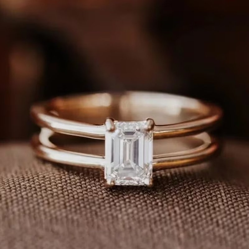 Double Band Rings - Etsy