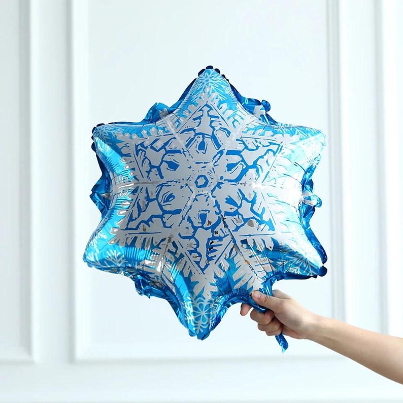 134pcs Christmas Snowflake Balloon Garland Kit, Ice Princess Balloon ...