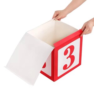 ABC Blocks, 123 Number Boxes, Baby Shower Party Decorations (3pcs) - Etsy