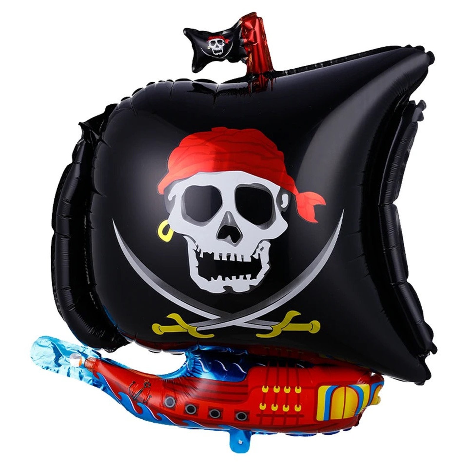 Pirate Ship Theme Balloon Garland Pirate Skeleton Birthday - Etsy