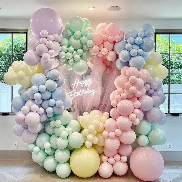 Pastel Balloons - Etsy