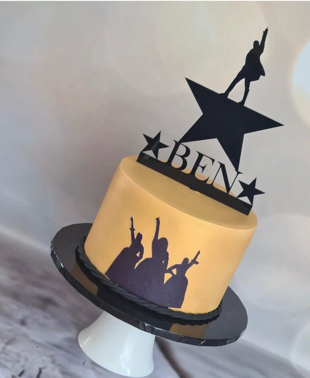 Hamilton Cake Topper , Hamilton Acrylic Cake Topper, Cake Topper - Etsy