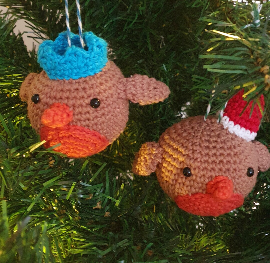 Crochet Robin Hanging Christmas Decoration Pattern PDF Download ...