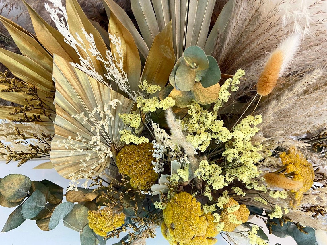 Floral Corner Swags for Events. Custom Bespoke Dried Flowers ...