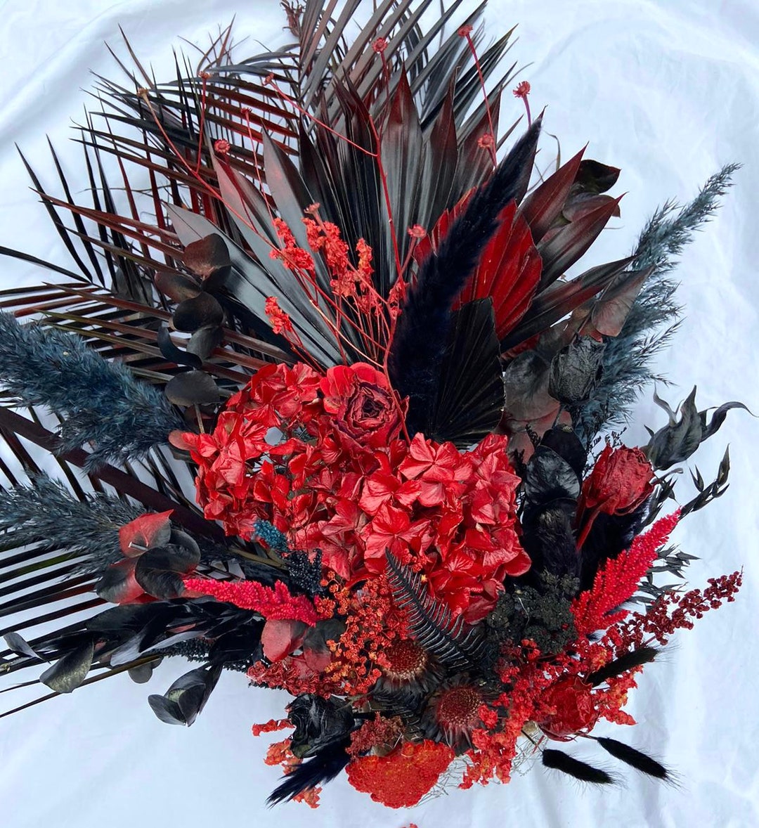 Floral Corner Swags for Events. Custom Bespoke Dried Flowers ...