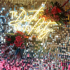 Floral Corner Swags for Events. Custom Bespoke Dried Flowers ...