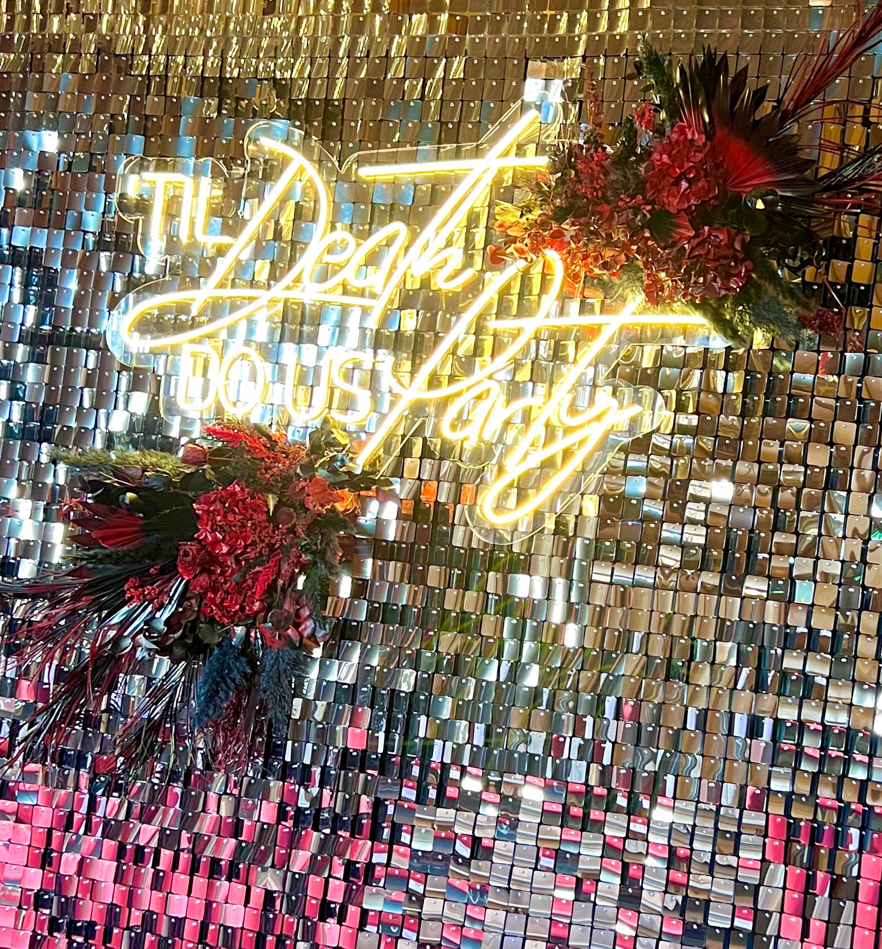 Floral Corner Swags for Events. Custom Bespoke Dried Flowers ...